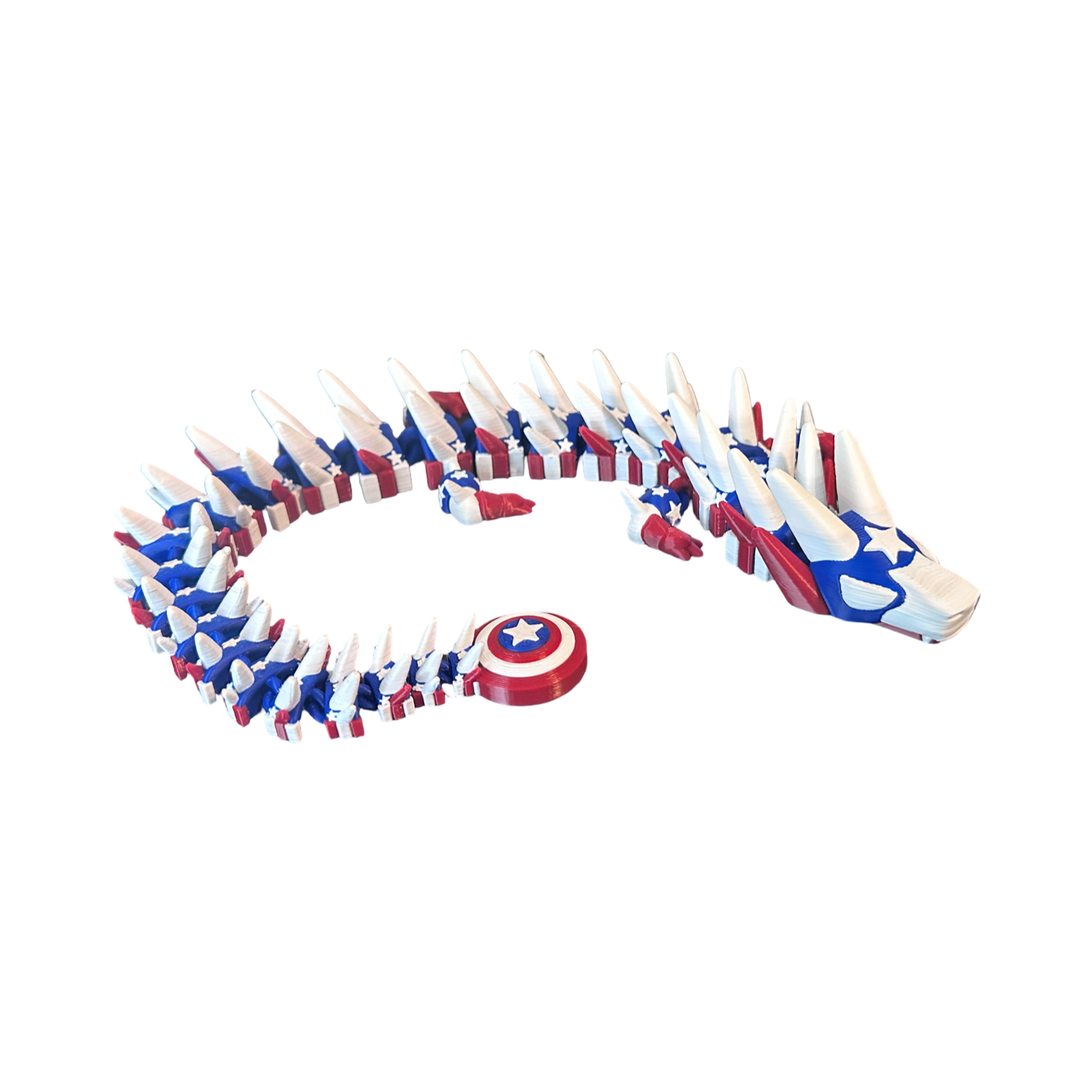 Captain America Dragon – Jennifer’s Designs